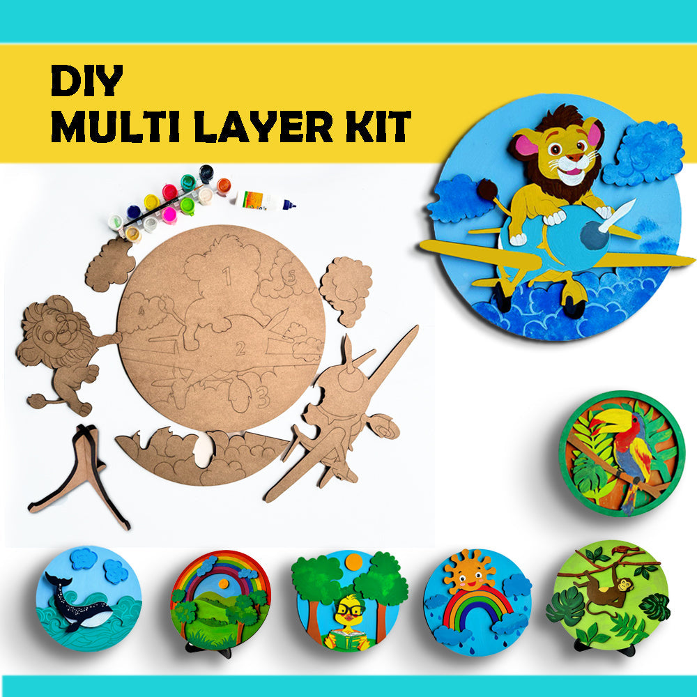 DIY MULTILAYER KIT , DIY KIT FOR KIDS, DIY KIT – MKWALLART